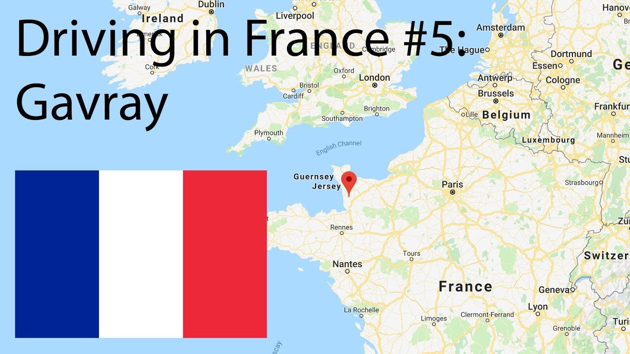 Driving in France #5 Gavray - YouTube