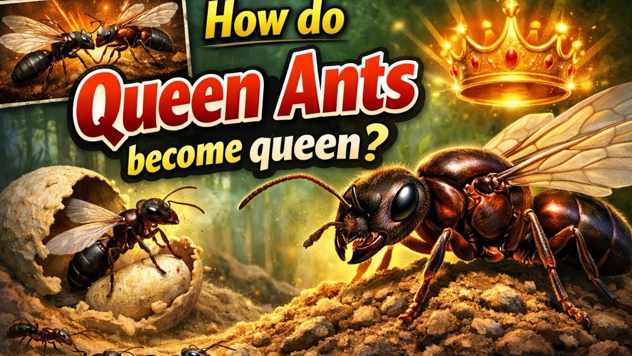 How do Queen Ants become queen? - YouTube