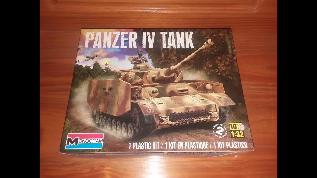 Monogram 1:32 Panzer lV Tank Plastic Model Kit #7861 Review - YouTube