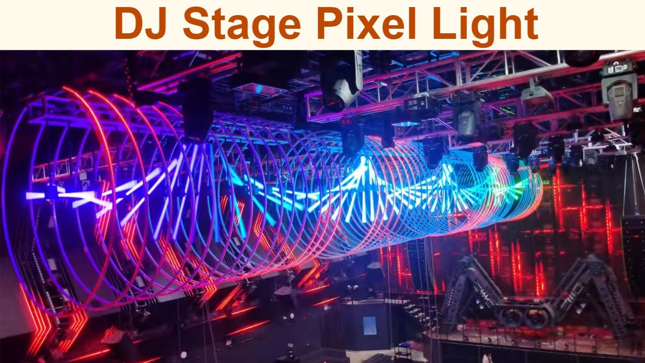 Dj equipment, LED strip bar Night club stage Disco decoration LED rgb ...
