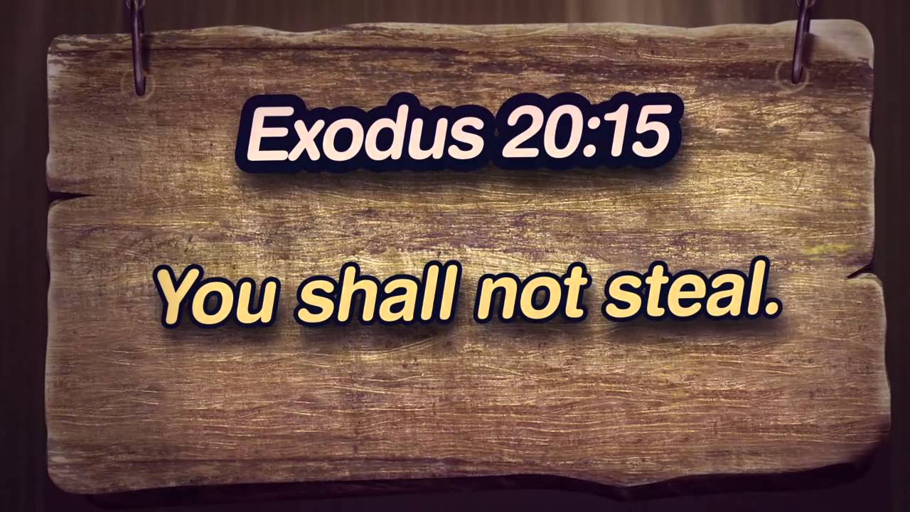 You Shall Not Steal Means