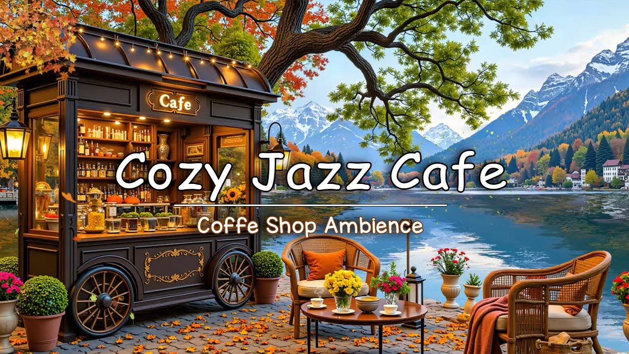 Cozy Tuesday Morning Lakeside Cafe ☕ Smooth Jazz and Nature Therapy for ...