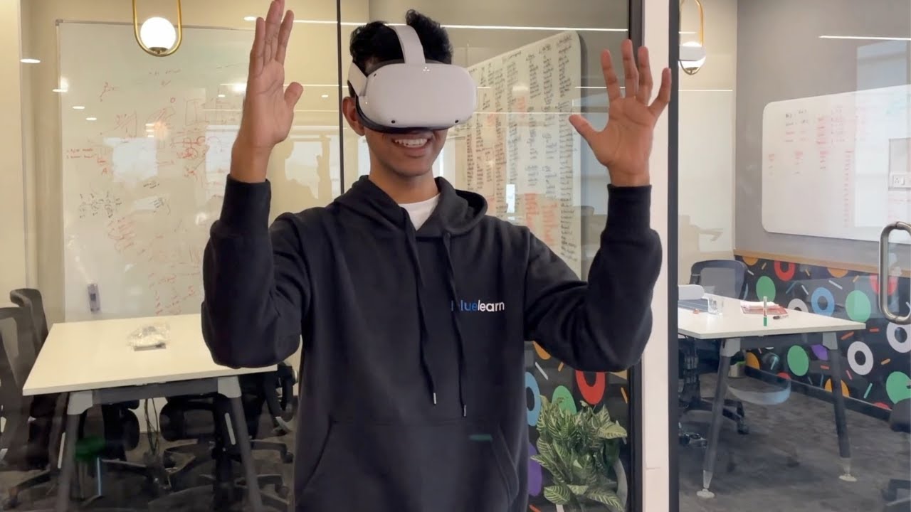 Visiting India's first metaverse startup in Bangalore - YouTube