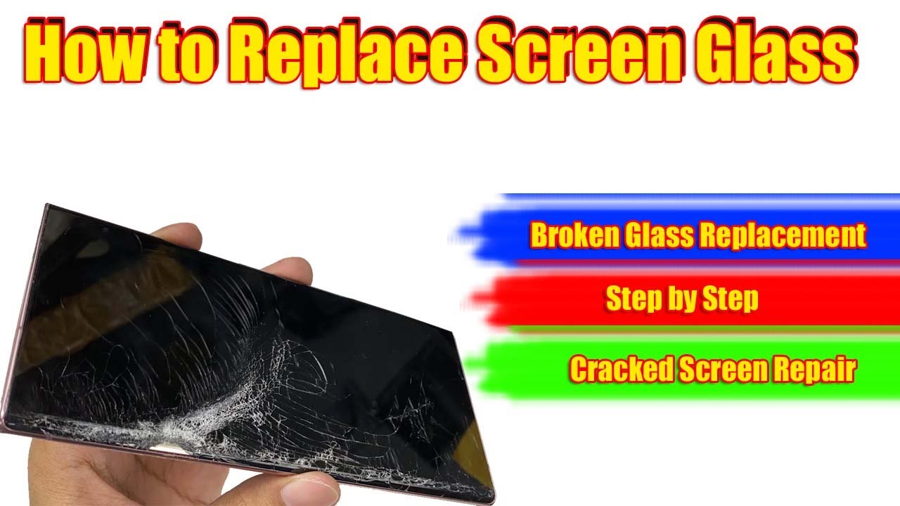 How to Replace Screen Glass in any Mobile with full details - YouTube