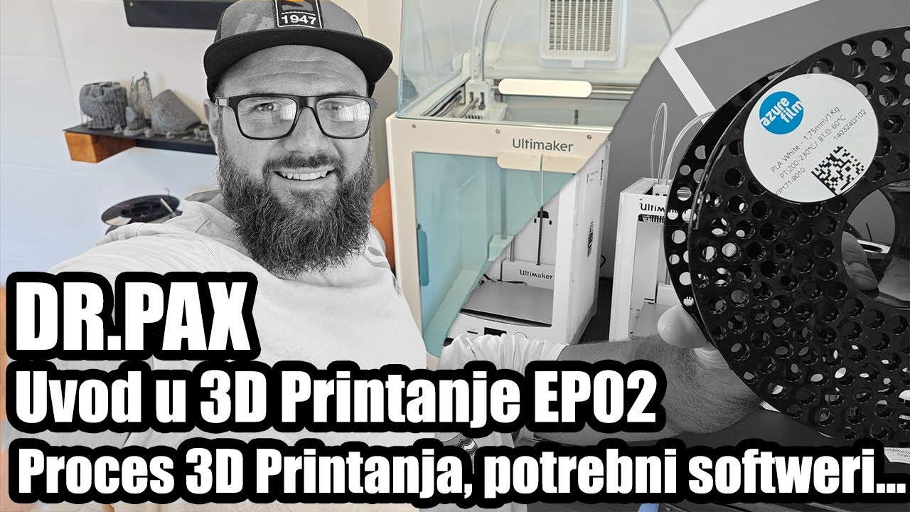 DR.PAX I 3D Printanje EP02 I Uvod u 3D Printanje I Proces 3D Printanja ...
