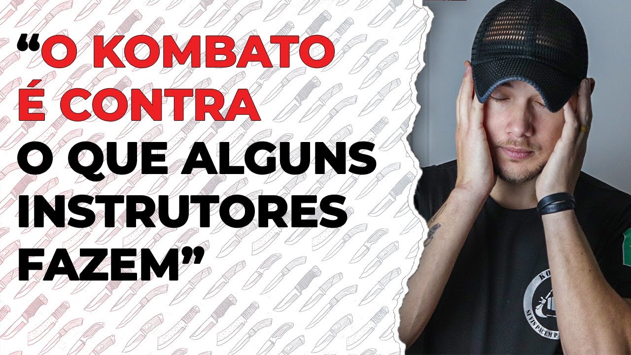 O Kombato é Contra o que Alguns Instrutores Fazem - Combate Com Facas ...