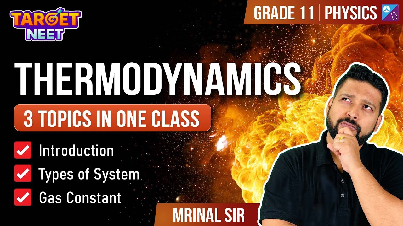 Introduction of Thermodynamics Class 11 | Thermodynamics, Types of ...