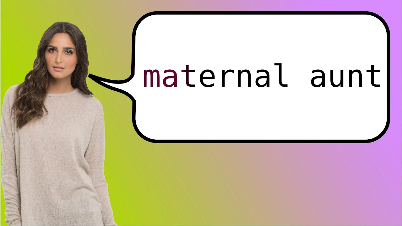 Como dizer 'tia' em ingles? - YouTube