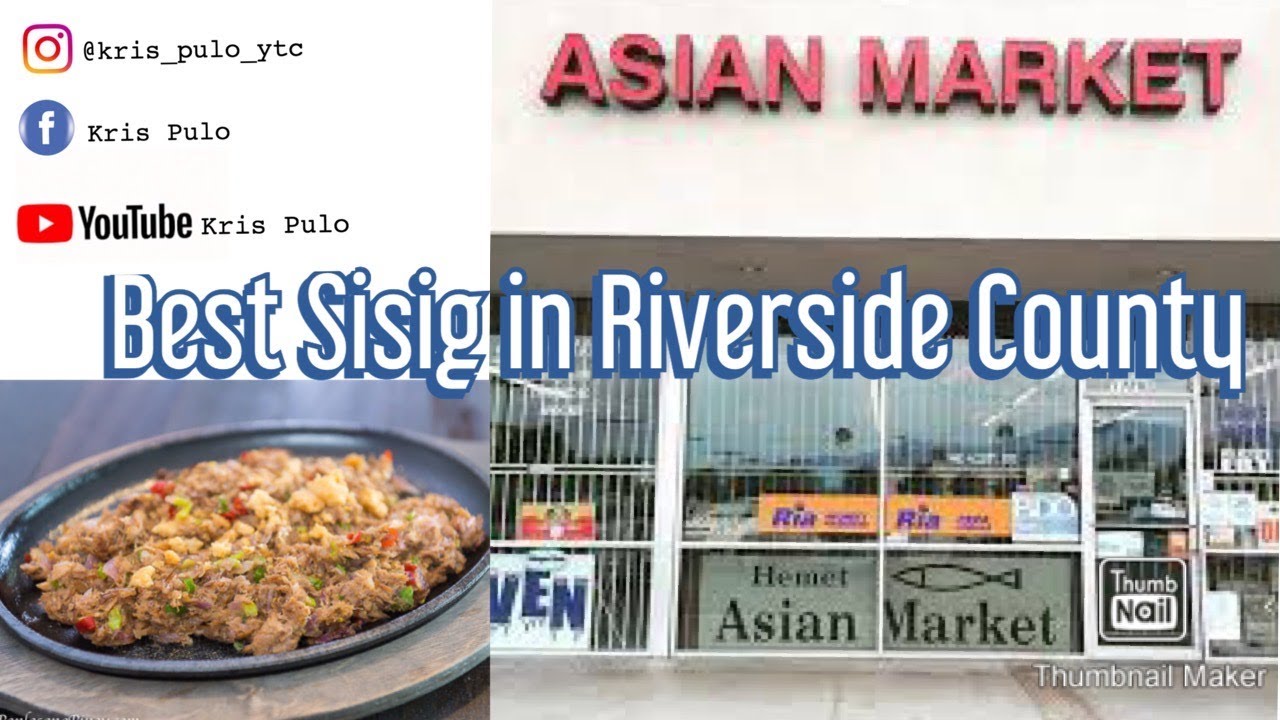 Best sisig in Riverside county/Filipino store tour and haul//Pinoy ...