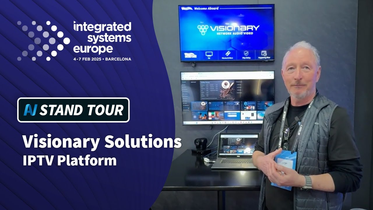 ISE 2025: Visionary Solutions IPTV Platform - YouTube