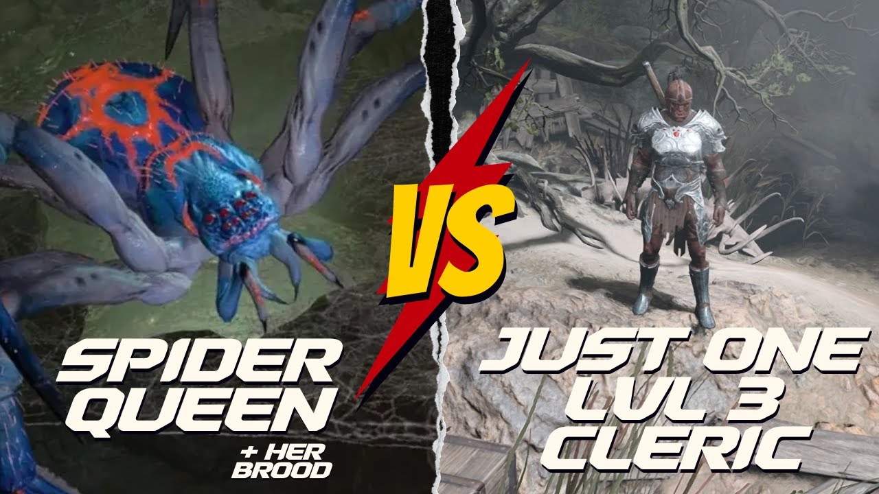 Baldur's Gate 3 Solo Cleric: Spider Matriarch - YouTube