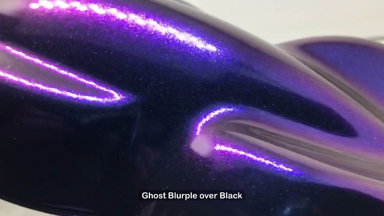 Ghost Blurple Pearl over Black #coolcustomz #custompaint #custompaintuk ...