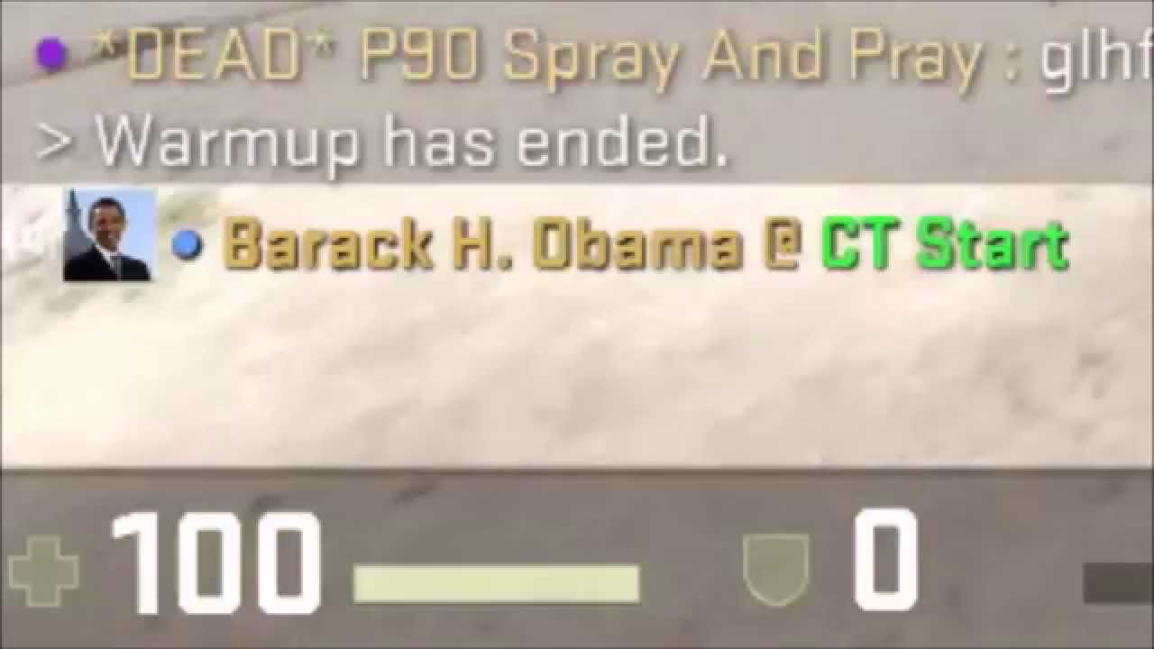 Obama plays CS:GO competitive - YouTube