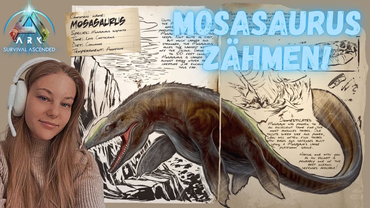 Mosasaurus Kampf | ARK: Survival Ascended - YouTube