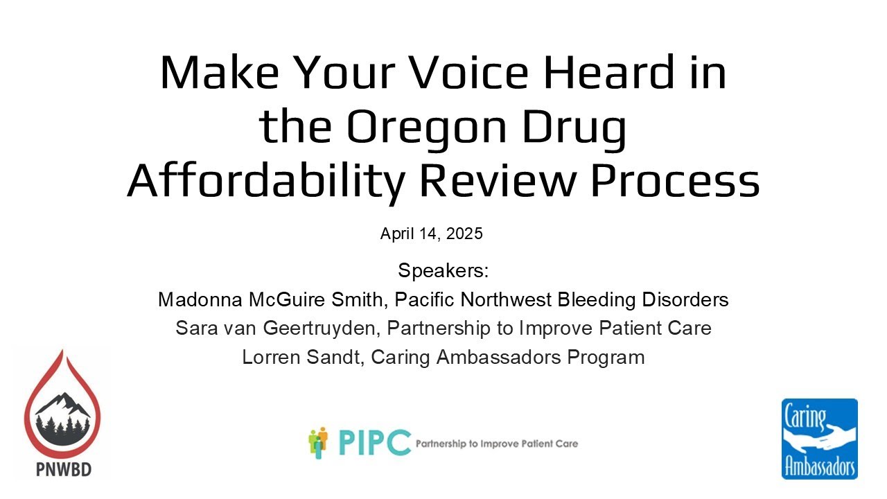 Make Your Voice Heard in the Oregon PDAB - YouTube