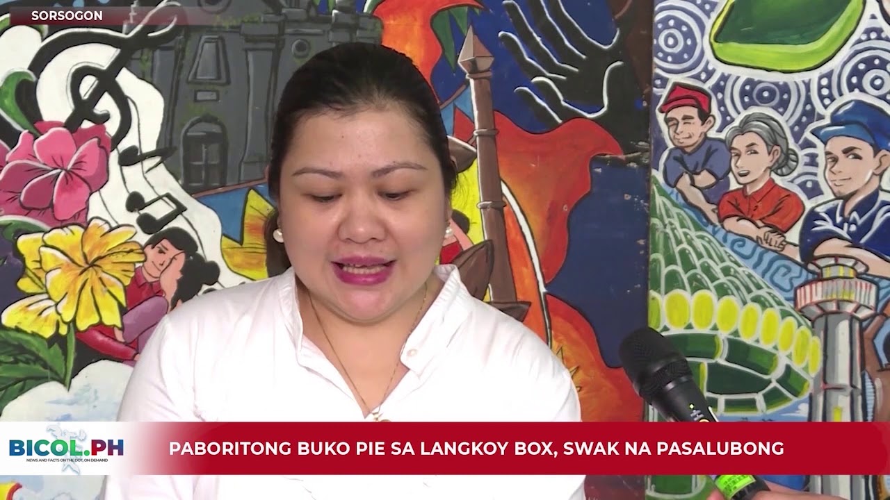 SORSOGON | Buko pie na nasa 'langkoy box', patok na pasalubong - YouTube