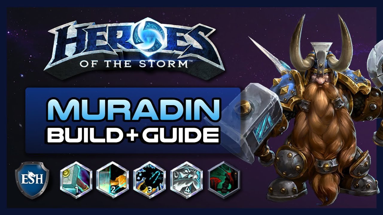 Heroes of the Storm Guide - How to: Muradin Bronzebeard - YouTube