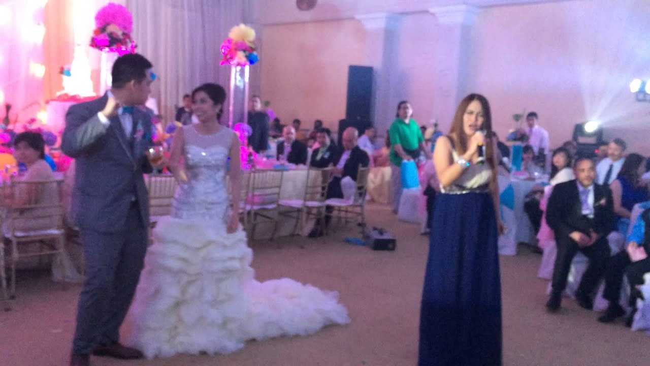 Jinky Vidal - Love on top at JR and Jenny 's wedding - YouTube