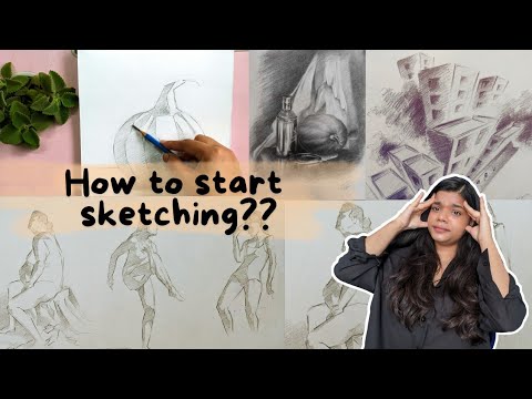 how to start sketching for beginners #artvideos #trending # ...