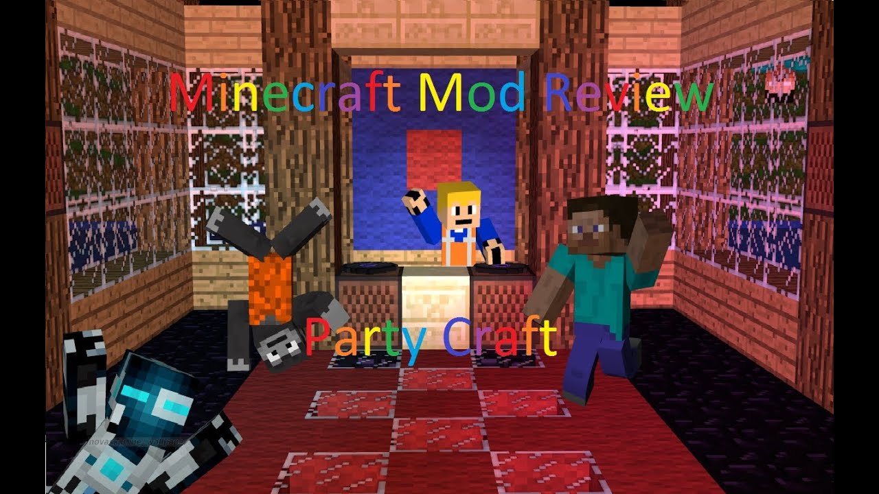 Minecraft PE Party Mod 0.8.1 - YouTube