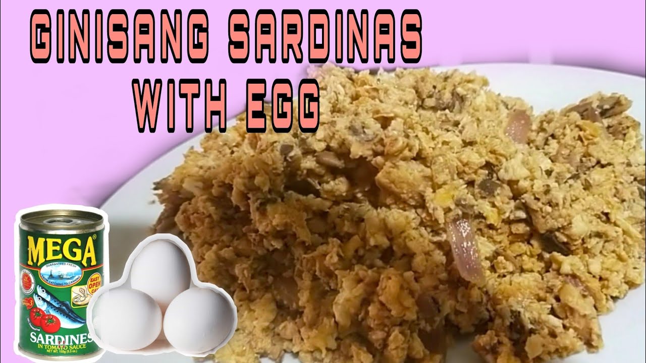 HOW TO COOK GINISANG SARDINAS WITH EGG|Pinoy Recipe|Easy to Cook - YouTube