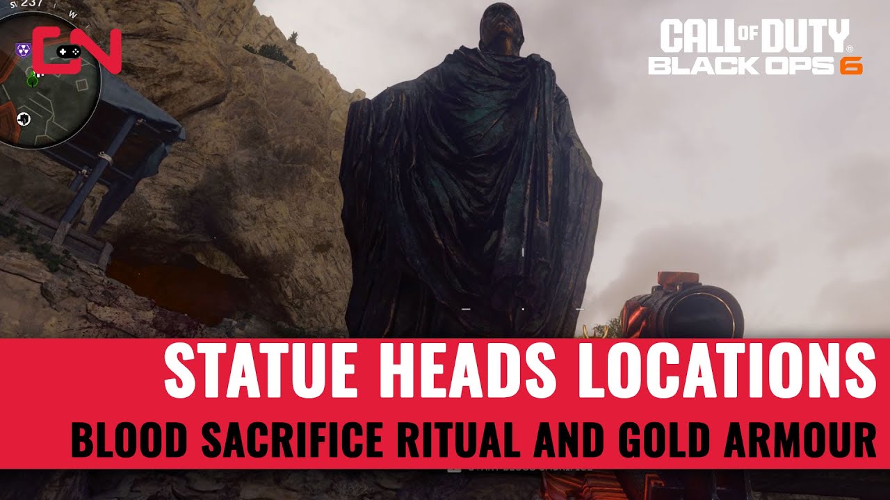 Statue Heads Locations - How to start Blood Sacrifice & Get Gold Armour ...