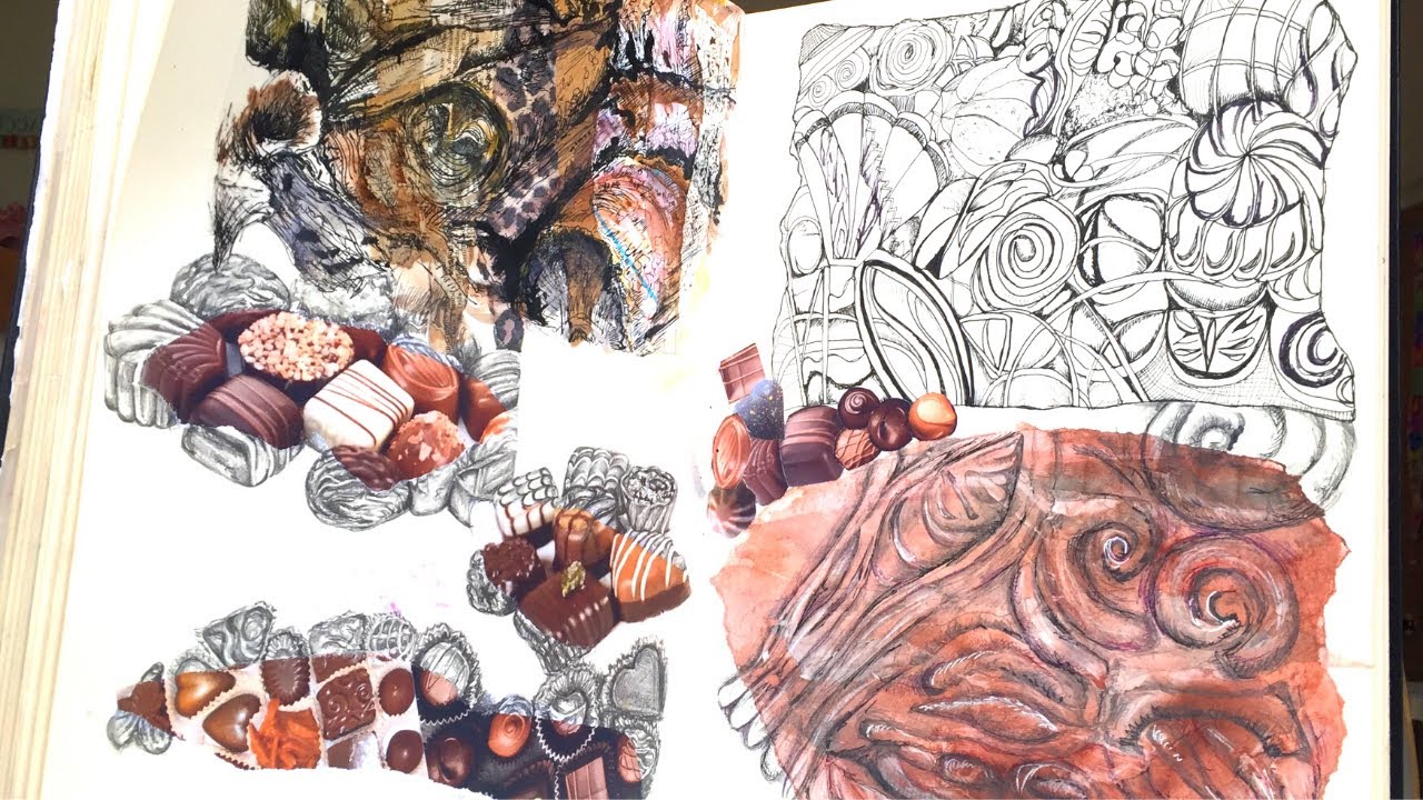 HOW TO DRAW CHOCOLATE TRUFFLES | Step by Step Using Pencil | Didsbury ...