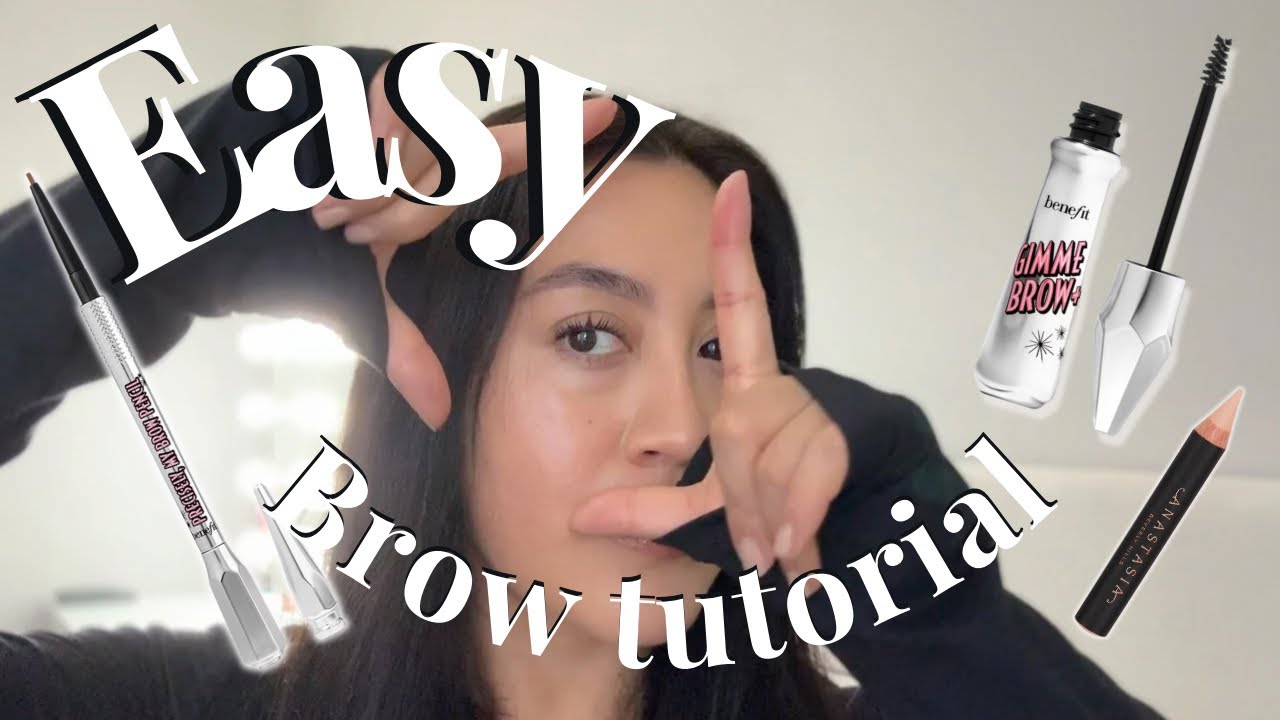 How to: Brow tutorial for beginners step by step guide - YouTube
