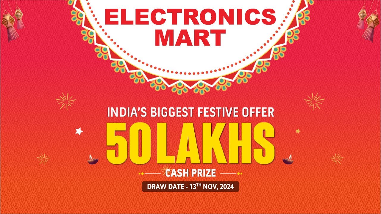 India's Biggest Festive Offer is Live at Electronics Mart. Shop & Win ...