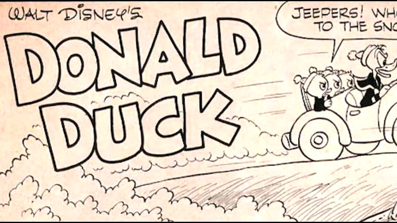 Donald Duck Comics (Comic Dub #20) Bumper Sled - Dick Moores - YouTube