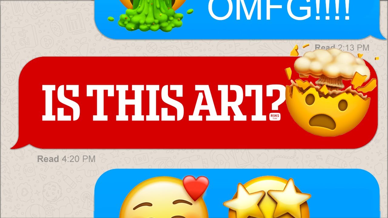 An interesting take on emoji's - YouTube