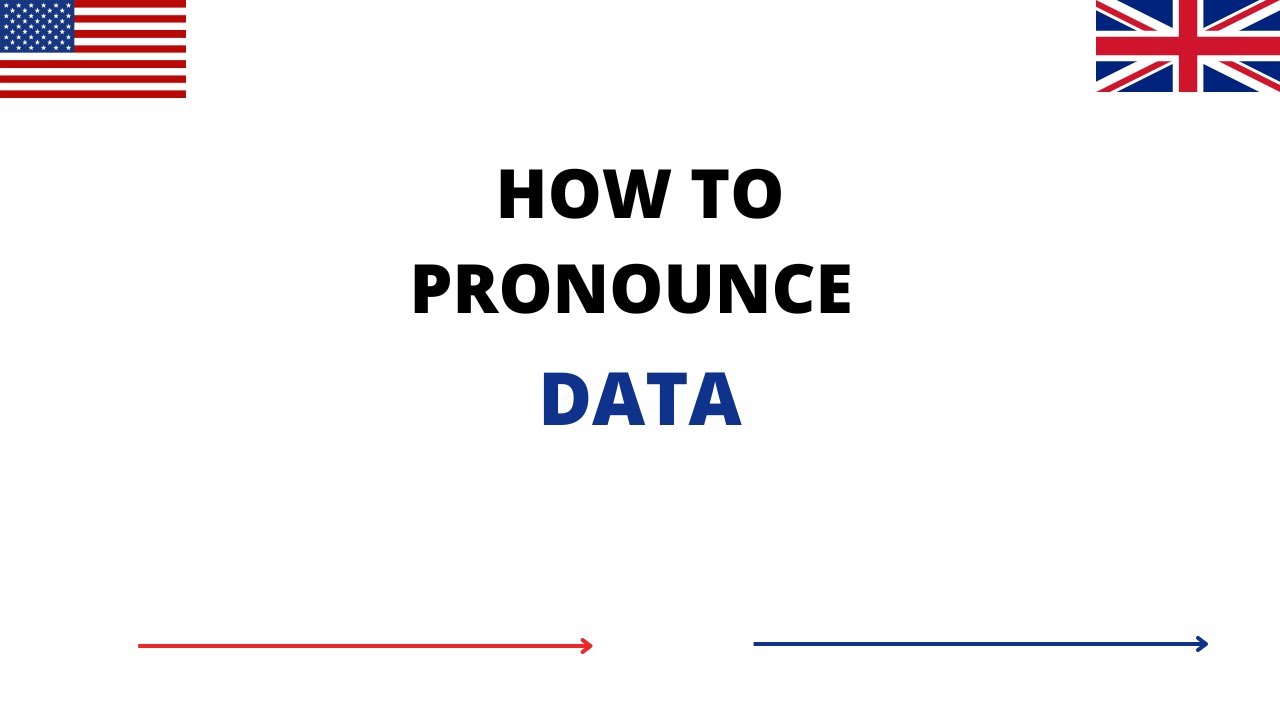 How To Pronounce DATA In English | DATA Pronunciation | How To Say DATA ...