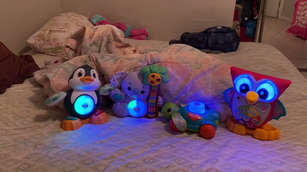 The Linkimals penguin koala and sea turtle and owl singing hello friend ...