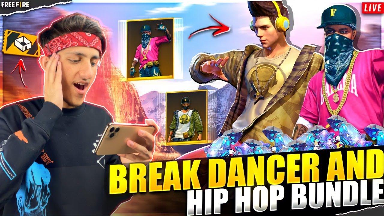 Breakdancer Vs Hip Hop Bundle Free Fire live - YouTube