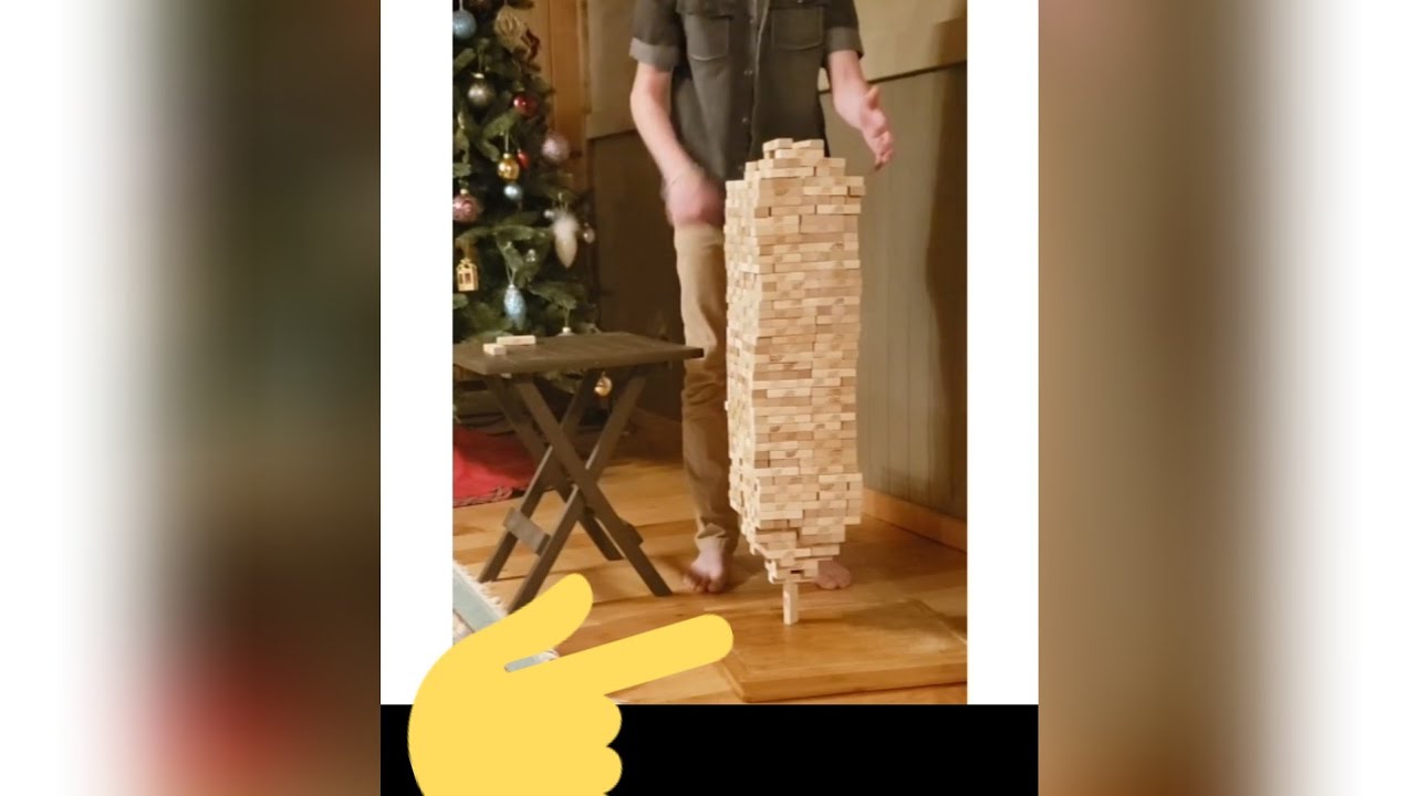 Guinness world record of fastest block stacking on single vertical ...