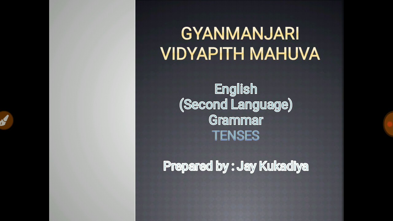 Sub English /Gujarati medium /Grammar (Part 4)/Jay kukadiya /Gyanmanjari Vidyapith mahuva - YouTube