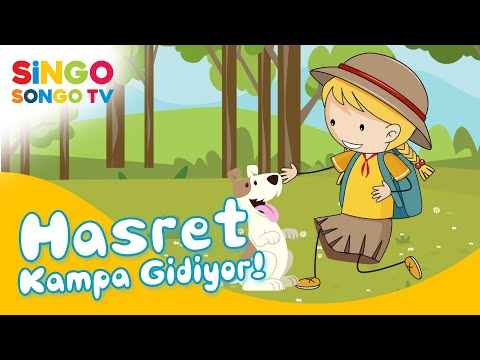 HASRET Kampa Gidiyor 🏕️ – SingoSongo TV I İsme Özel Çocuk Şarkıları 🎵