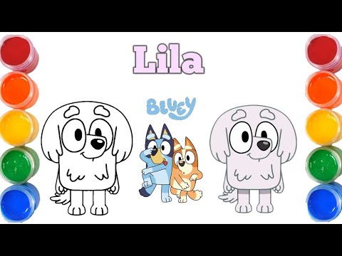 How to Draw Lila From Bluey | Easy Drawing Step by Step - YouTube