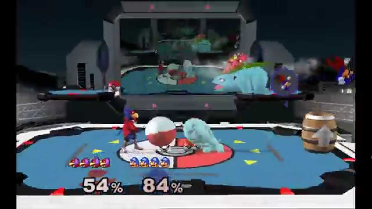 Super Smash Bros Melee - Poké Ball - Netplay online - falco-mario - YouTube