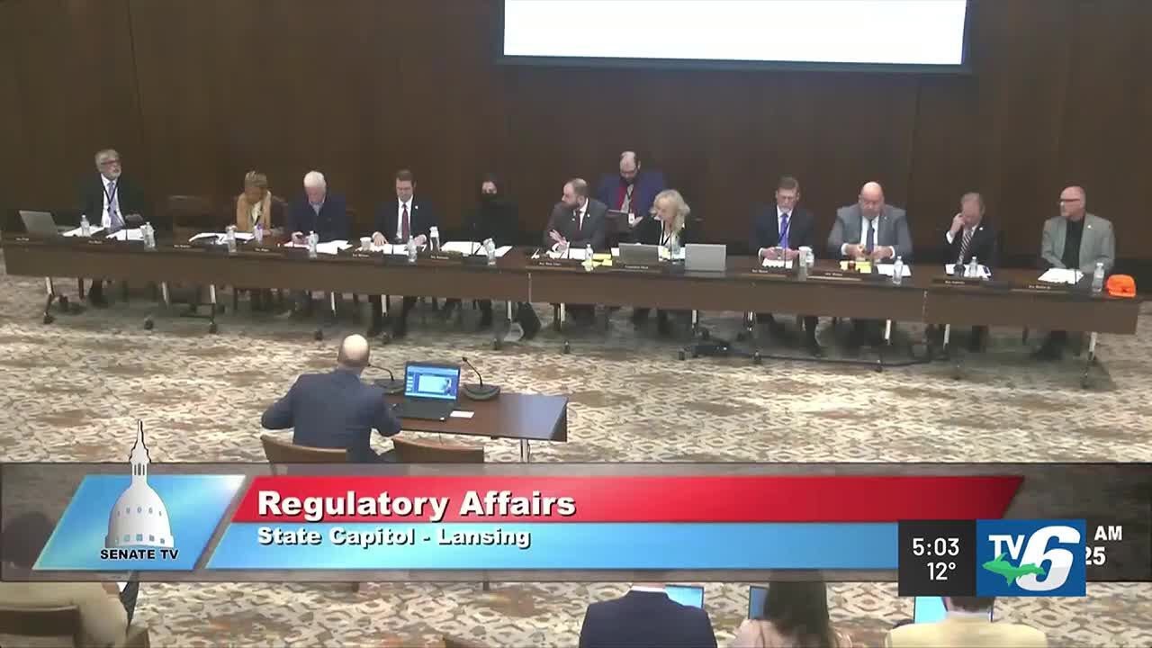 Michigan Senate Committee on Regulatory Affairs hears arguments for and ...