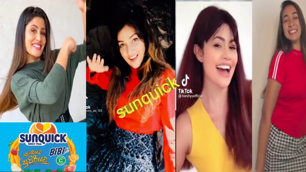 bibi sunquick# podiyata supiriyata, tik tok chaiienge ekataoyath set wenna - YouTube