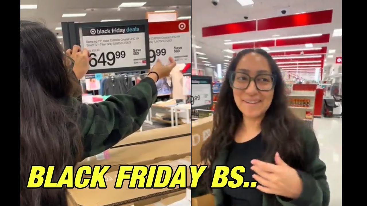 Target Stores Fake Black Friday Prices - YouTube
