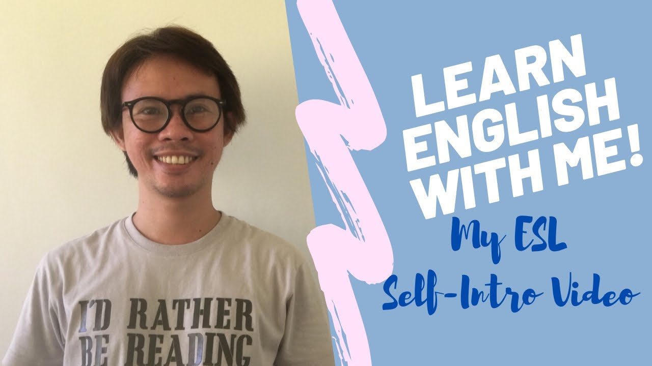 LEARN ENGLISH WITH ME: My ESL Intro Video - YouTube
