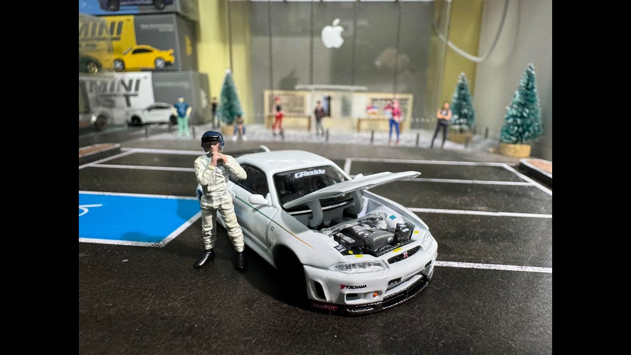 Unboxing Kaido House Nissan GT-R (R33) Greddy GR33 V1 White - YouTube