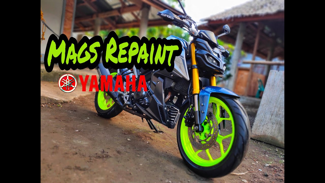 TFX 150/ Xabre M-SLAZ FLUORESCENT YELLOW MAGS REPAINT - YouTube