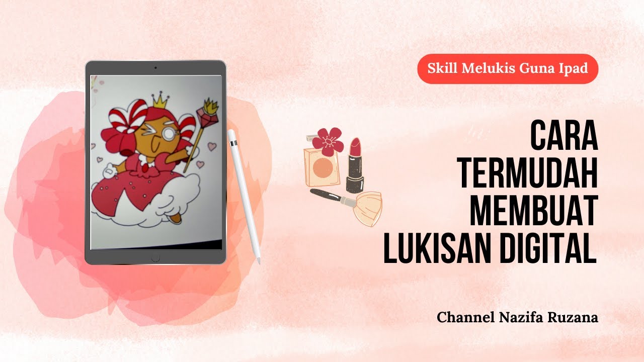 Teknik Termudah Membuat Lukisan Digital Cara Tekap - YouTube