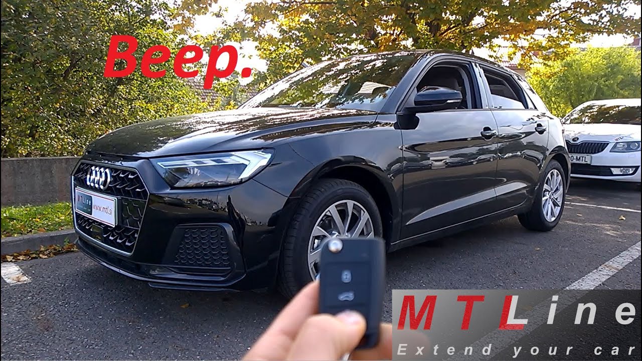 Audi A1, MY2019 - lock/unlock beep confirmation activation - vključitev ...