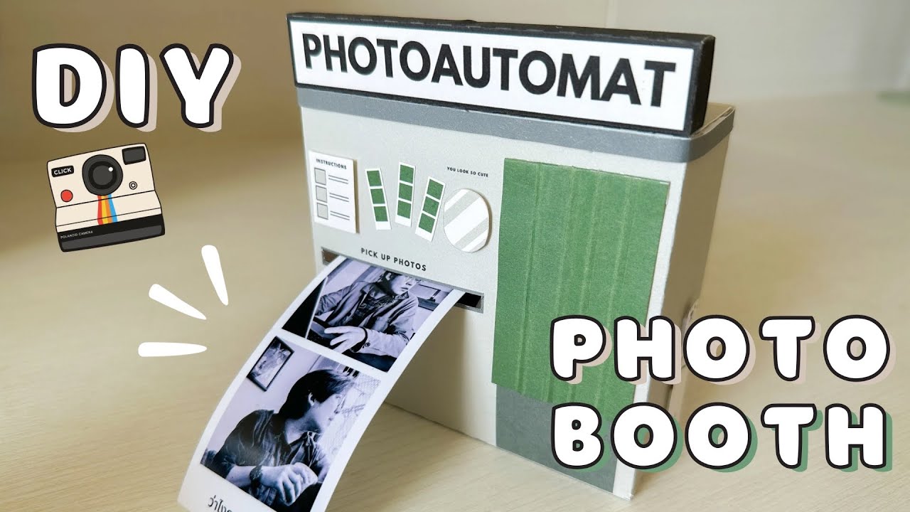 How to make Paper Photo Booth / Birthday Gift for Boyfriend / DIY Paper ...