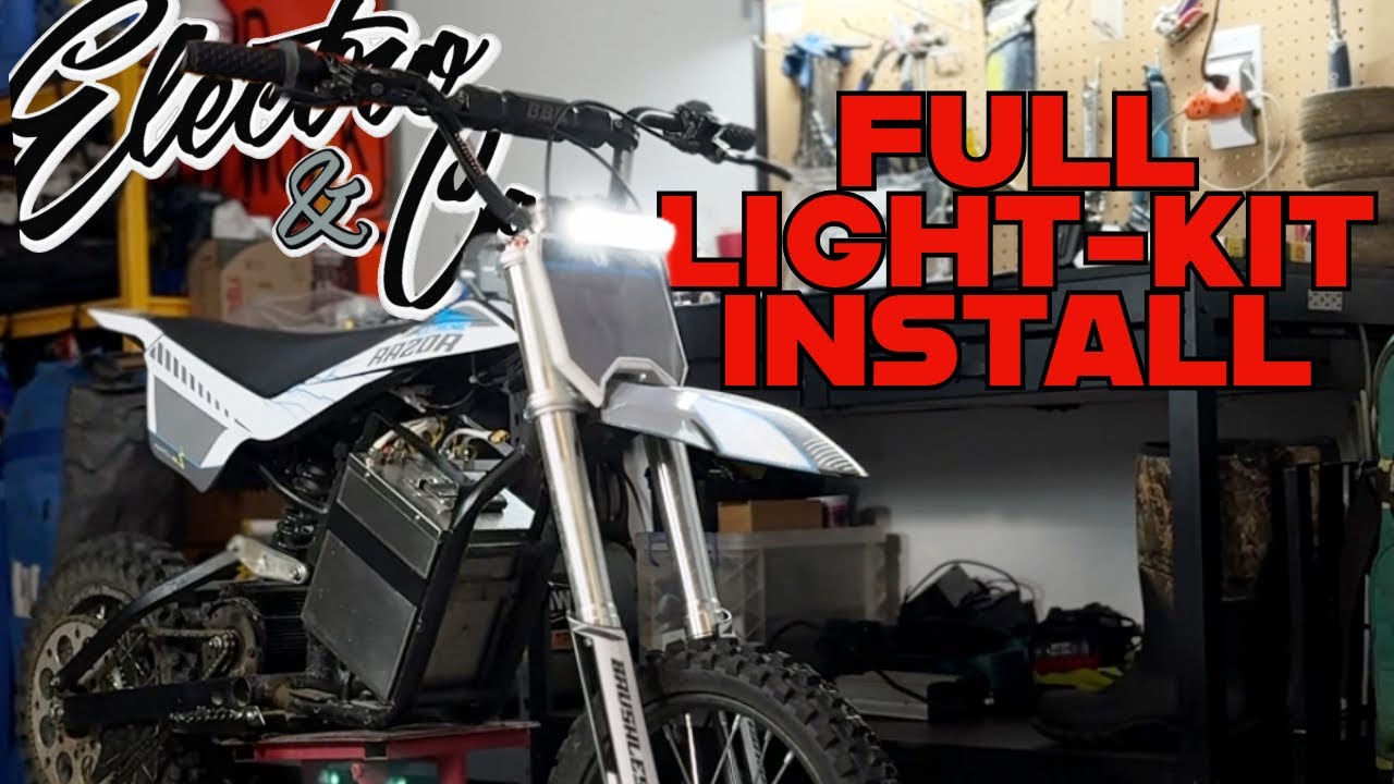 I PUT A LIGHT BAR ON MY RAZOR PRO-SPEC! How to put a LIGHT-BAR on ANY E ...