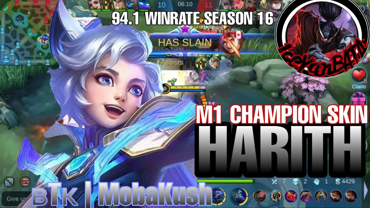 Mobile Legends | • Harith EVOS Legends M1 Champion Skin | •ʙTᴋ ...